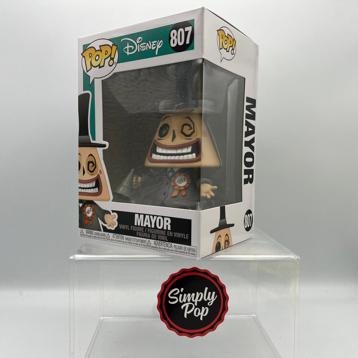 Funko Pop Mayor With Megaphone #807 Disney Nightmare Before Christmas ...